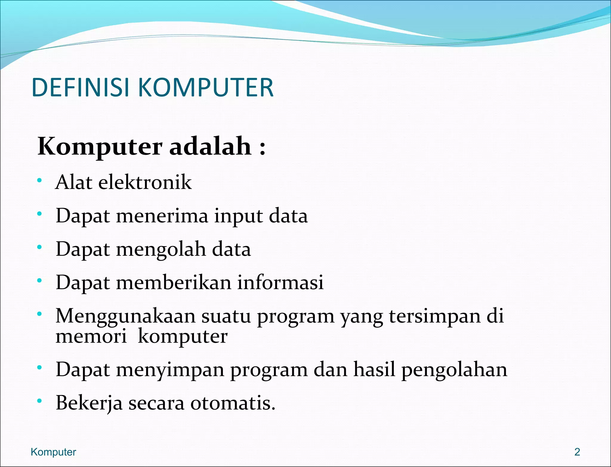 Tentang Komputer | PPT