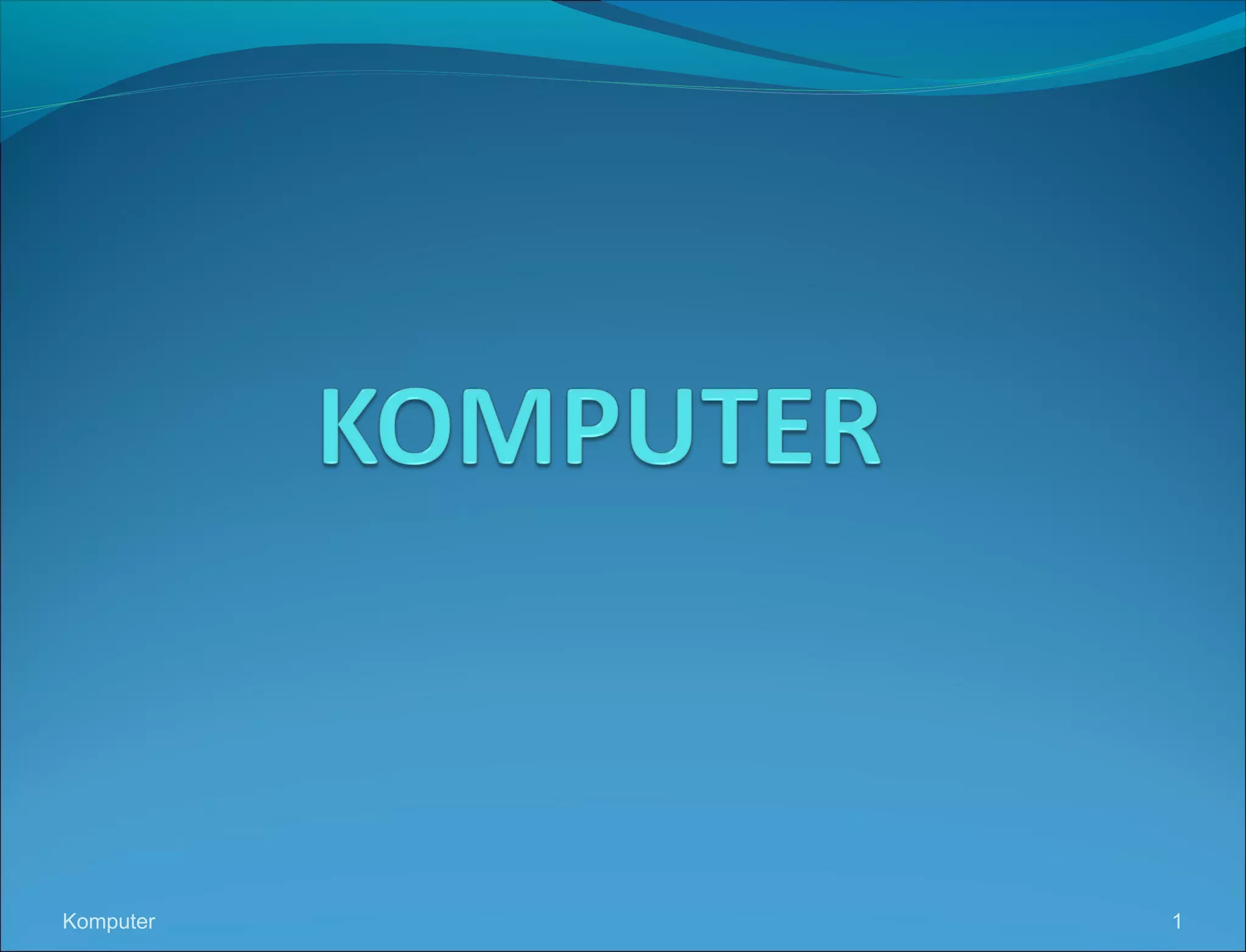 Tentang Komputer | PPT