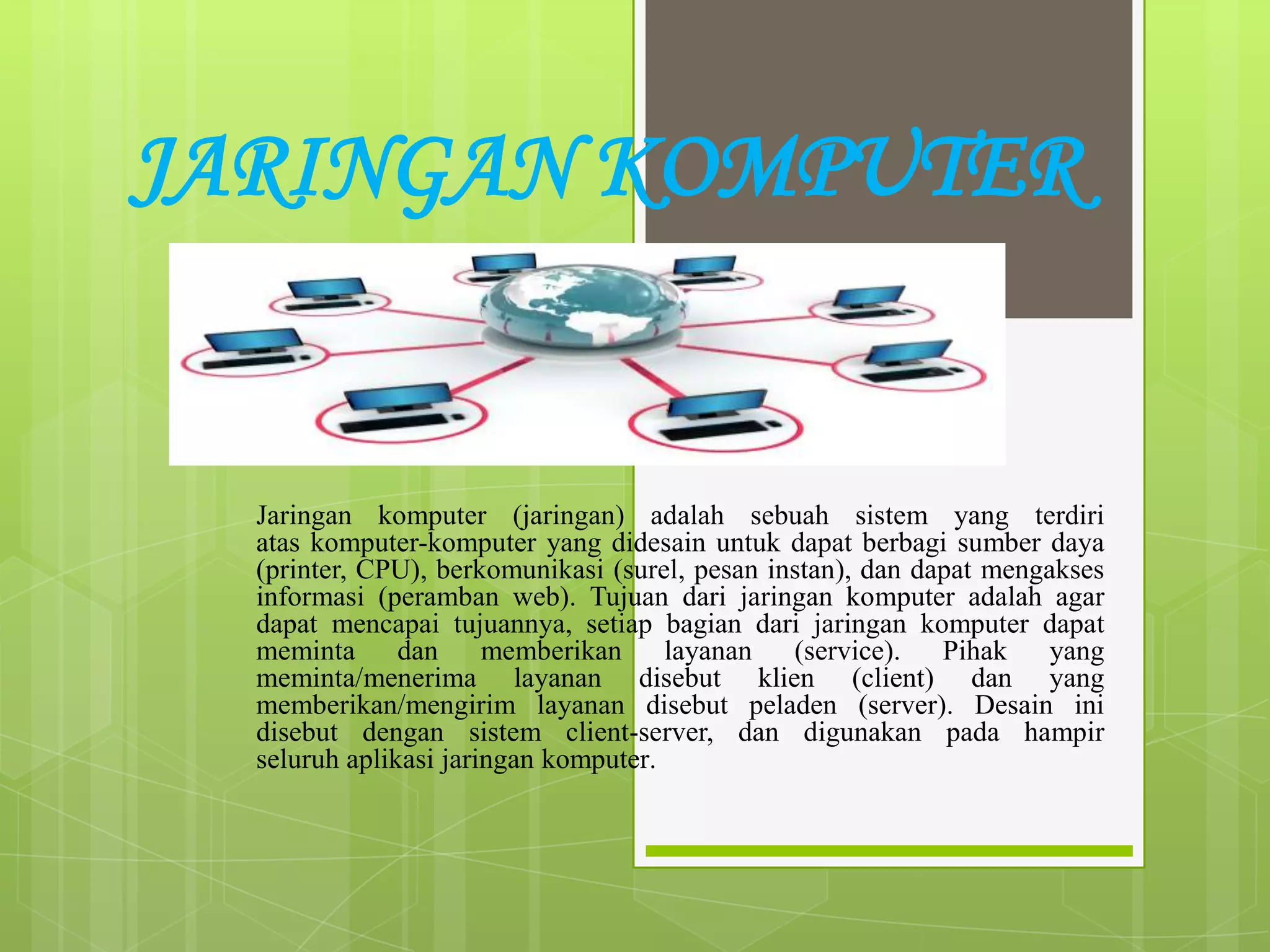 PPT Jaringan Komputer | PPTX