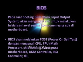 Presentasi TIK "Booting" | PPT