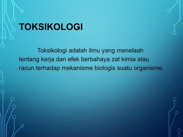 Presentasi toksikologi forensik (Kimia Farmasi) | PPTX