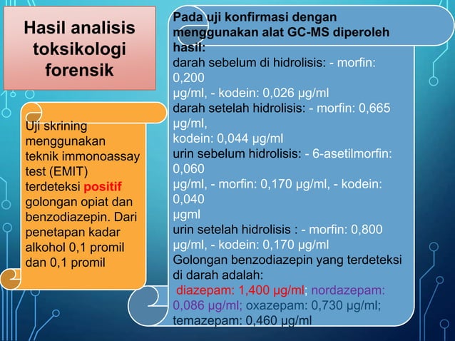 Presentasi toksikologi forensik (Kimia Farmasi) | PPTX