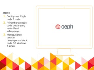 ceph software defined storage | PPTX