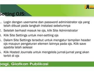 Instalasi OJS 2 di Web Hosting | PDF