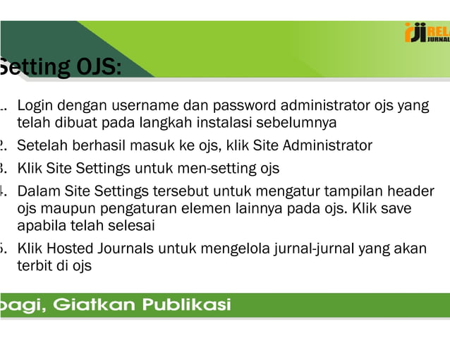 Instalasi OJS 2 di Web Hosting | PPT