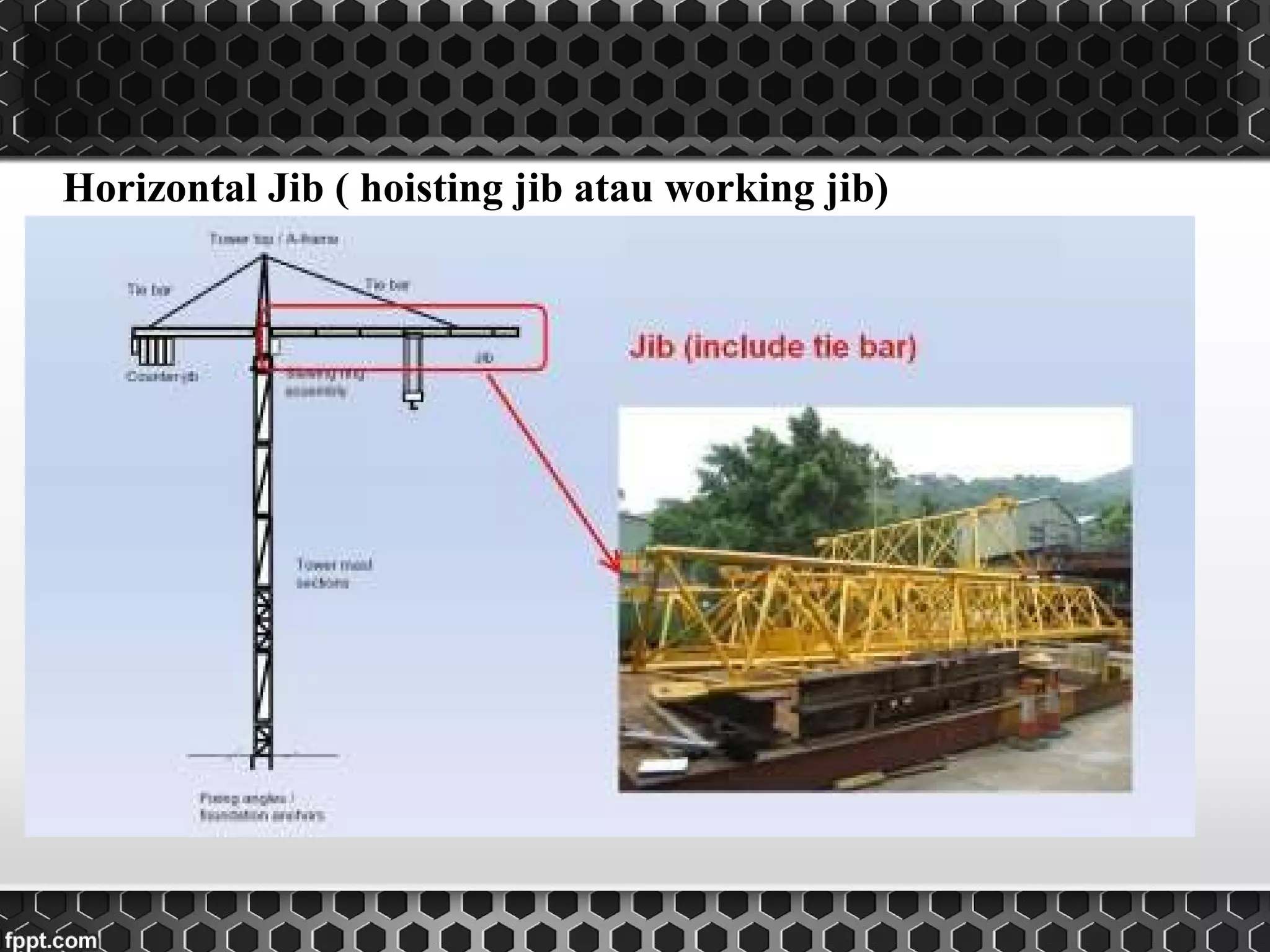 Presentasi dan studi kasus perhitungan tower crane | PPT