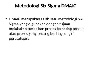 Presentasi_TQM_Six_Sigma.ppt khusus teknik | PPT