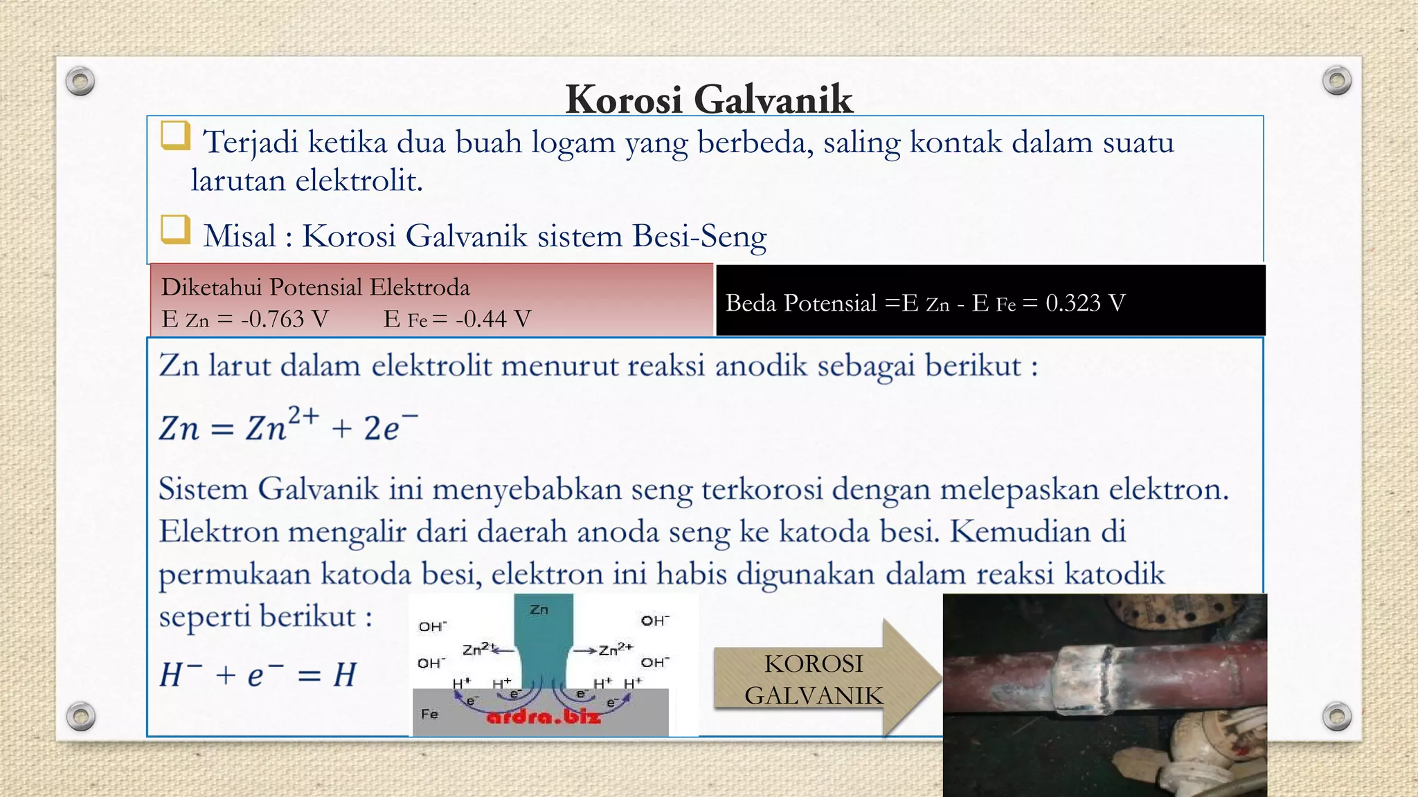 Presentasi tugas ii (korosi) | PPT