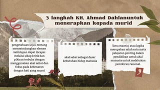 KEPEMIMPINAN K.H AHMAD DAHLAN | PDF