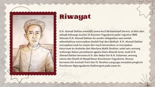 KEPEMIMPINAN K.H AHMAD DAHLAN | PDF