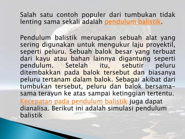 Presentasi TUMBUKAN (by Gabriel) | PPTX