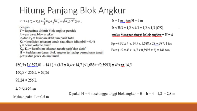 PERENCANAAN TURAP | PPTX