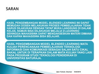 Pengembangan Model Blended Learning | PPT