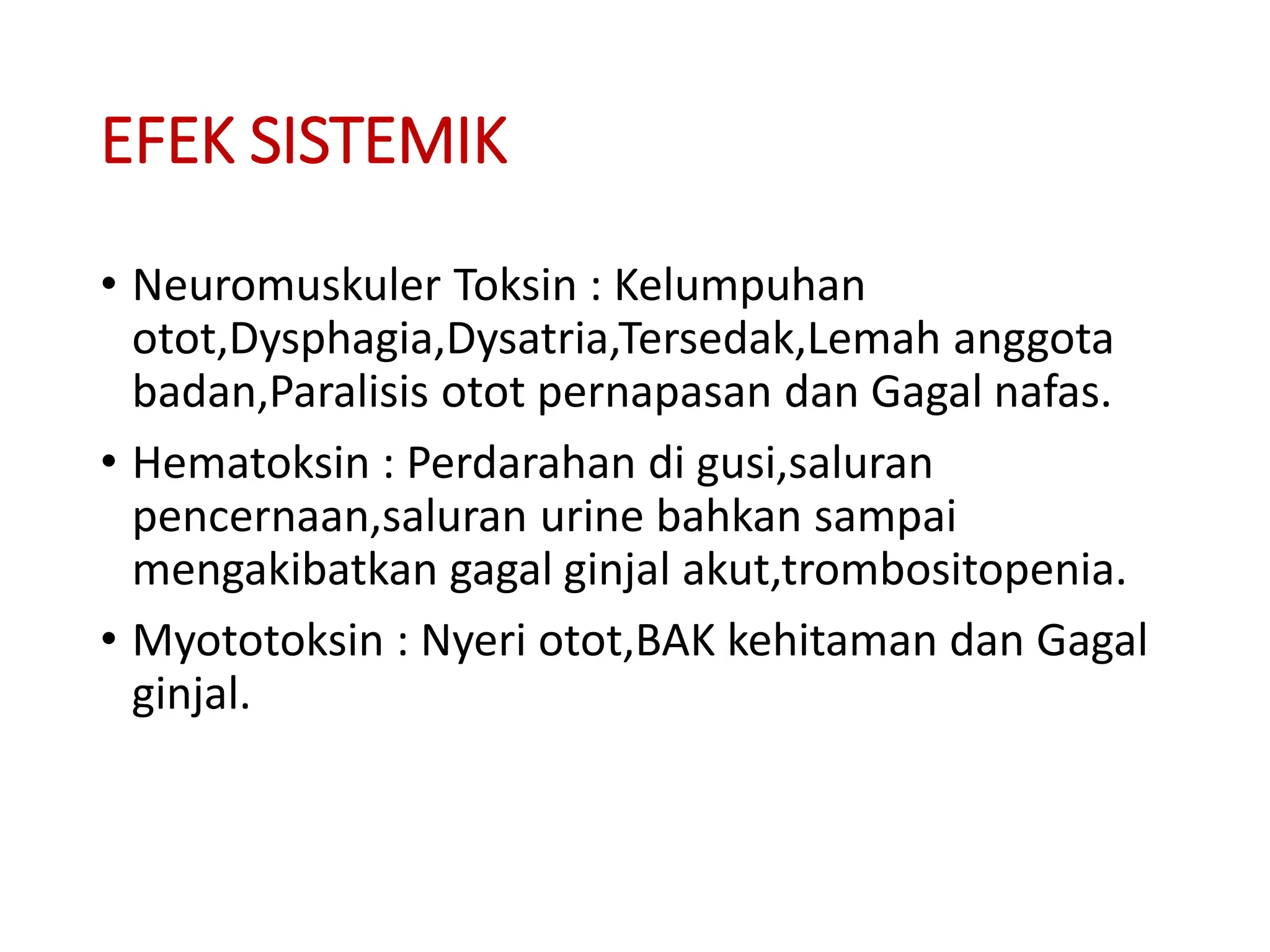 tatalaksana gigitan ular (snake bite) dan follow up | PPTX
