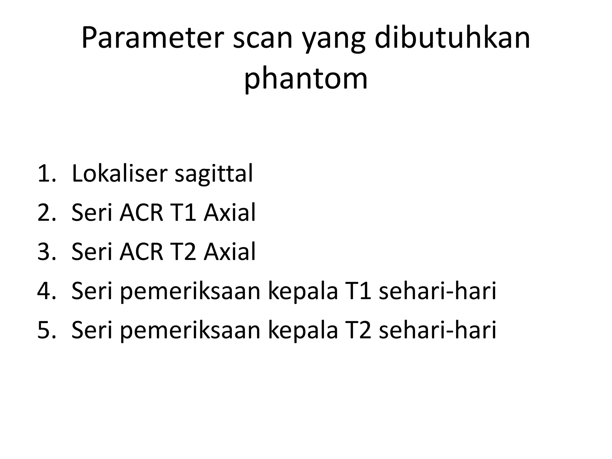 MRI Quality Control ACR Phantom PRO MRI | PPTX