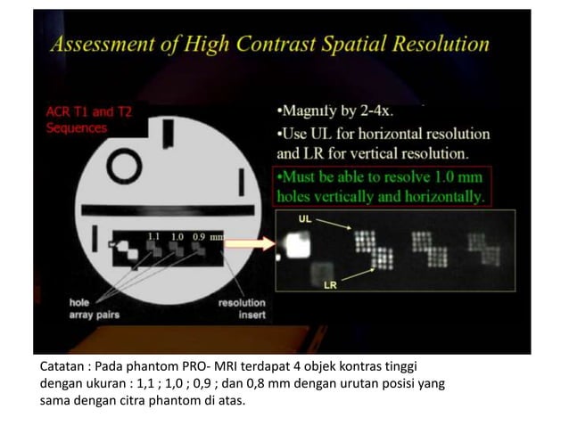 MRI Quality Control ACR Phantom PRO MRI | PPTX