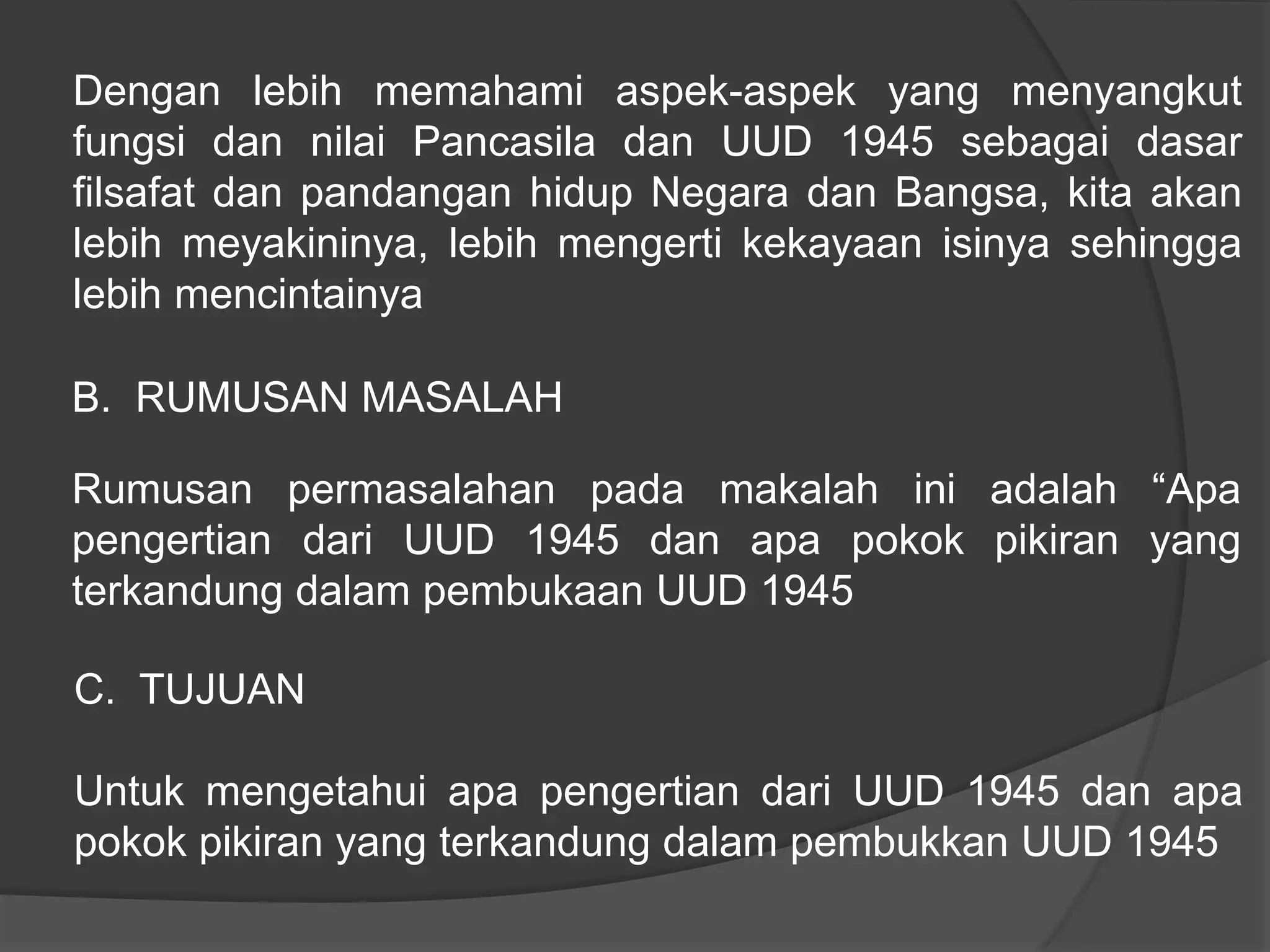 Presentasi uud 1945 | PPTX