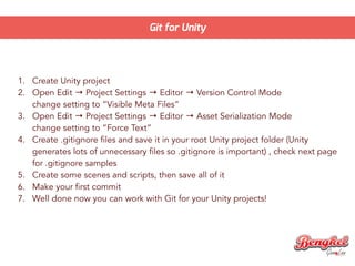 Basic Version Control Using Git - Bengkel Gamelan | PPT