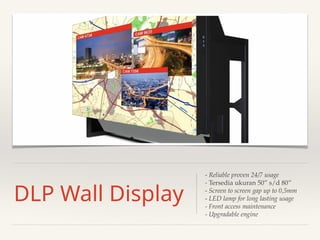 Presentasi Video Wall dan macam display new | PPTX