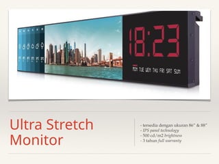 Presentasi Video Wall dan macam display new | PPTX