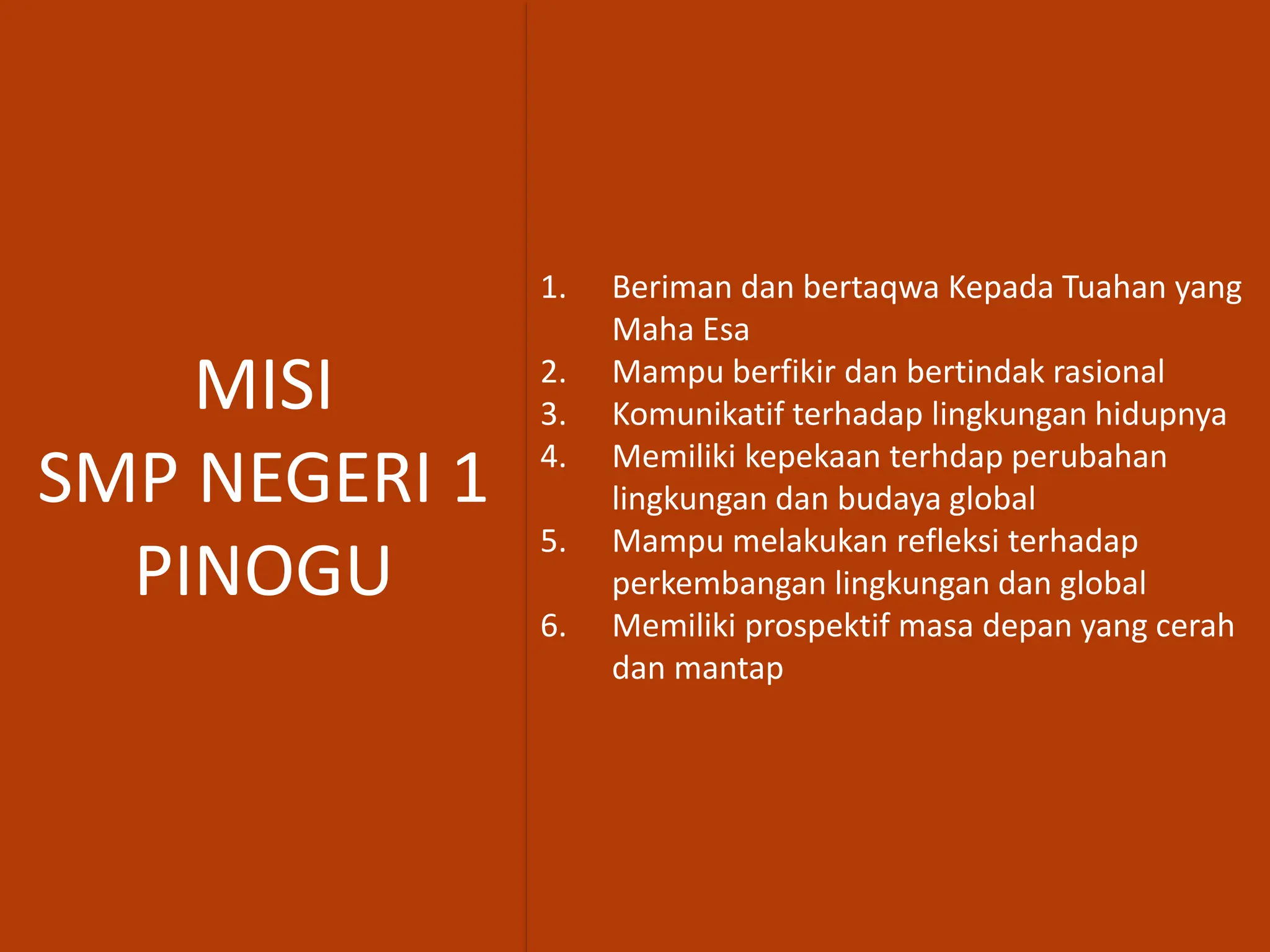 Presentasi Visi Misi sekolah SMP 1 PINOGU.pptx