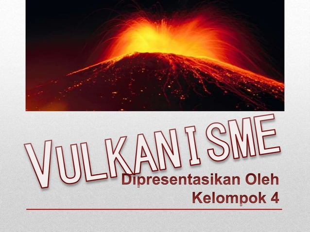 Gejala Vulkanisme | PPTX