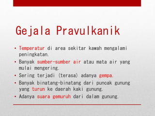 Gejala Vulkanisme | PPT
