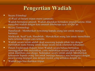 akad wadiah | PPT
