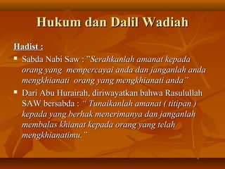 akad wadiah | PPT