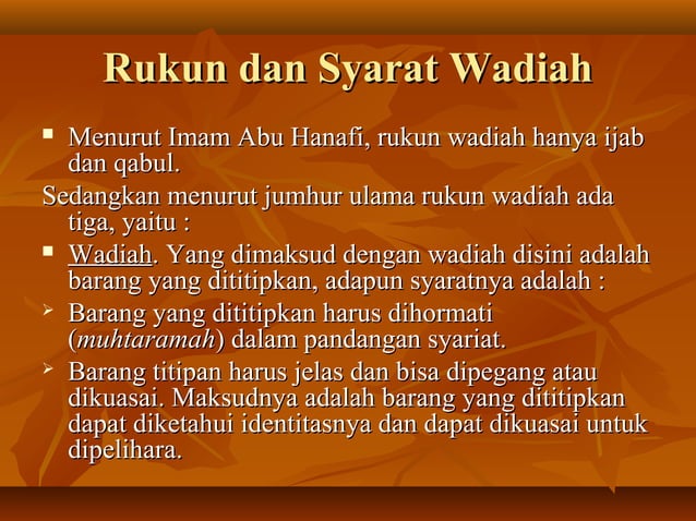 akad wadiah | PPT