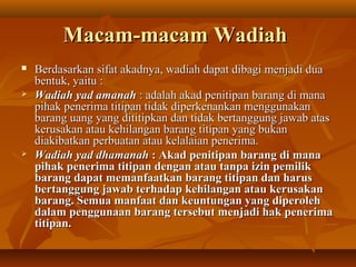 akad wadiah | PPT