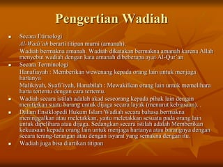 Presentasi Akad Wadiah#';/'..';'[]//'../ | PPT