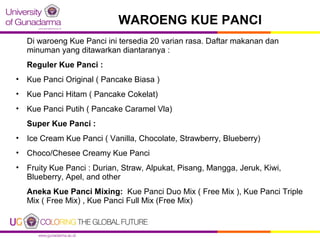Presentasi waroeng kue panci | PPT