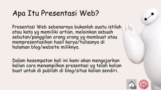 Presentasi web] | PPT