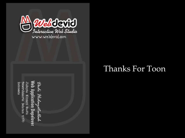 Presentasi webdevid | PPTX