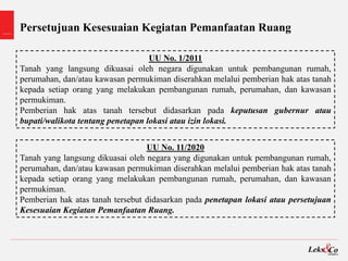 Hukum Rusun dan Hukum Perumahan | PPTX
