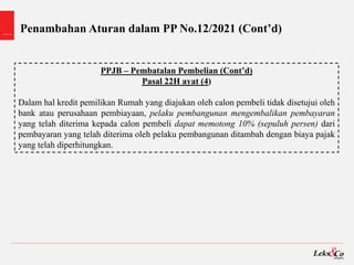 Hukum Rusun dan Hukum Perumahan | PPTX