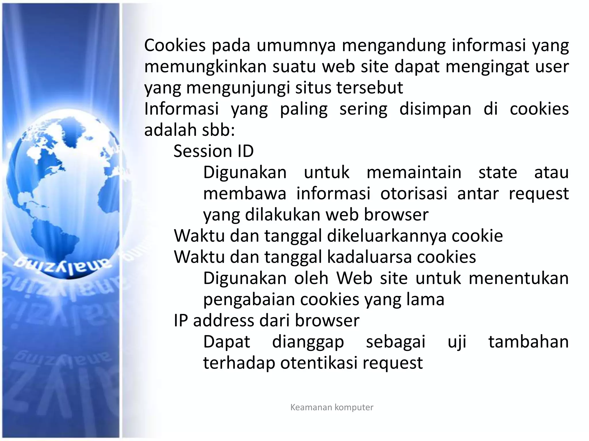 Presentasi web security | PPTX