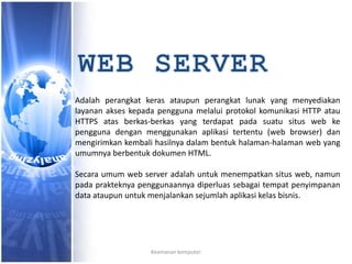 Presentasi web security | PPTX