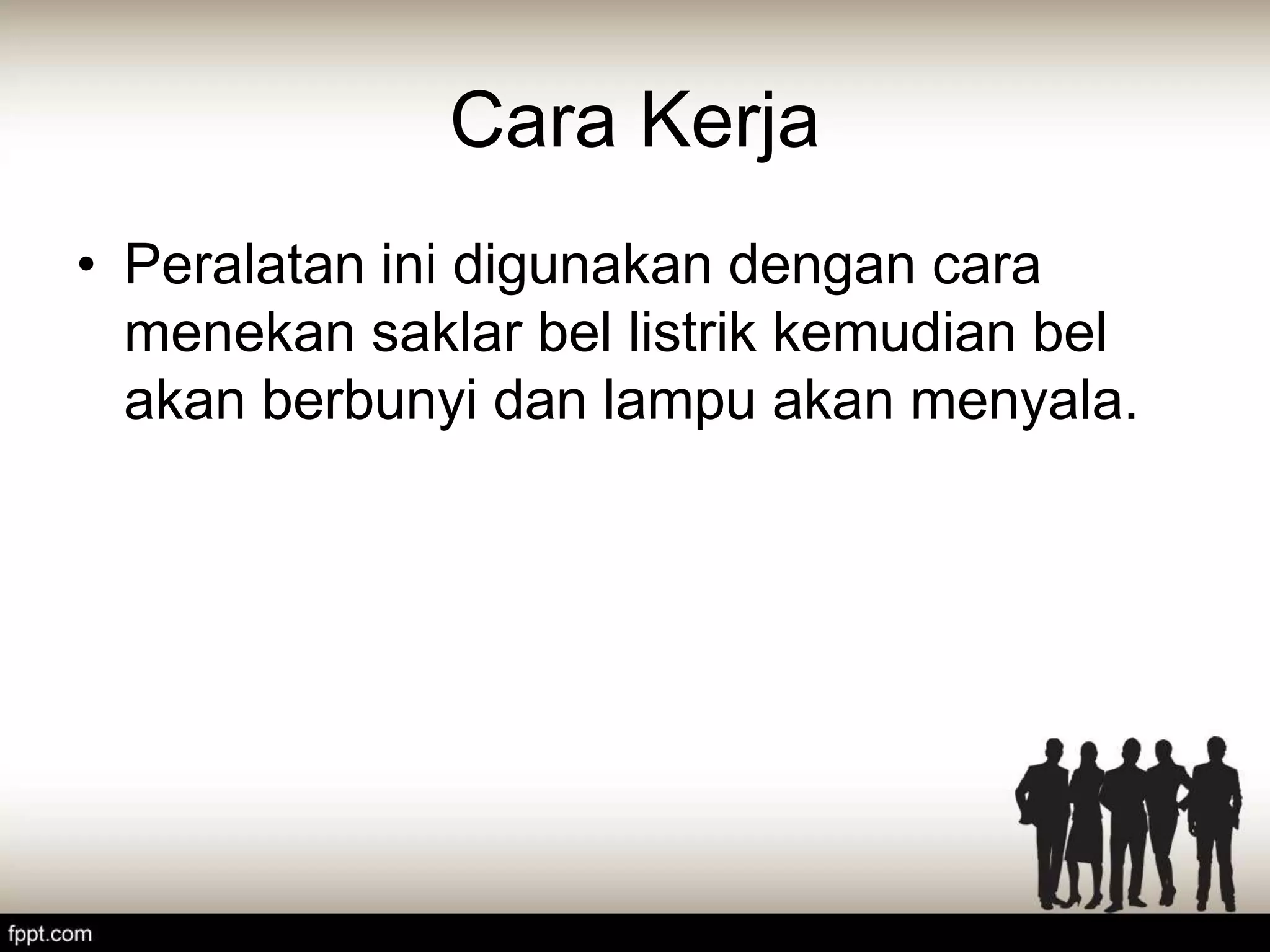 Rangkaian bel listrik | PPTX