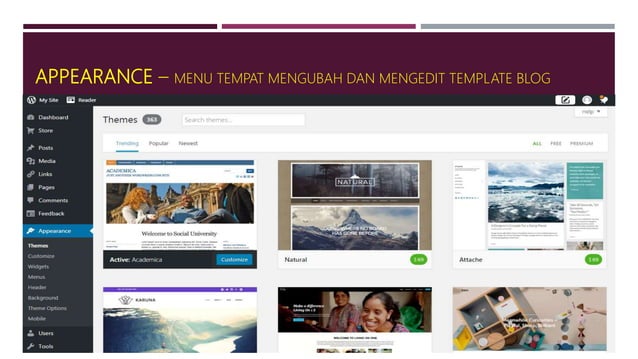 Presentasi wordpress | PPTX
