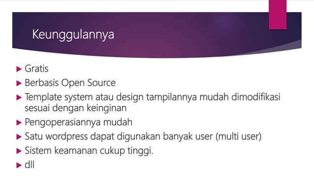 Presentasi wordpress | PPTX