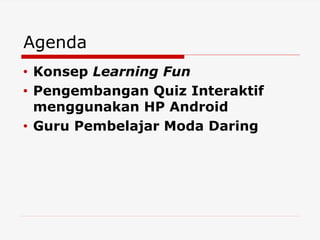 Quiz Interaktif berbasis Android dengan Appsgeyser | PPT