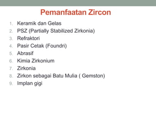 Mineral Zircon | PPTX