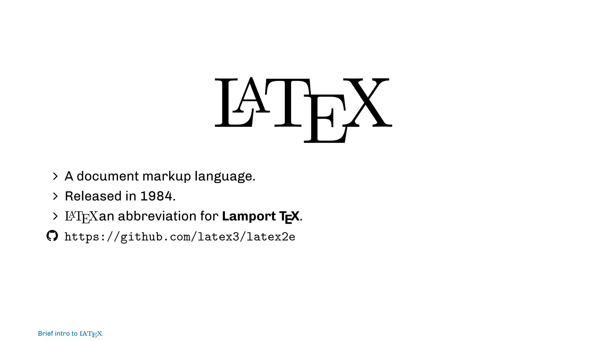 Basic Introduction to LaTeX | PDF