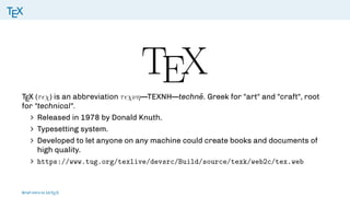 Basic Introduction to LaTeX | PPT