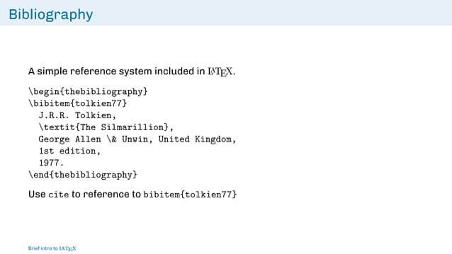Basic Introduction to LaTeX | PPT