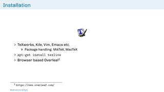 Basic Introduction to LaTeX | PPT