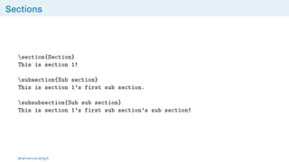 Basic Introduction to LaTeX | PPT