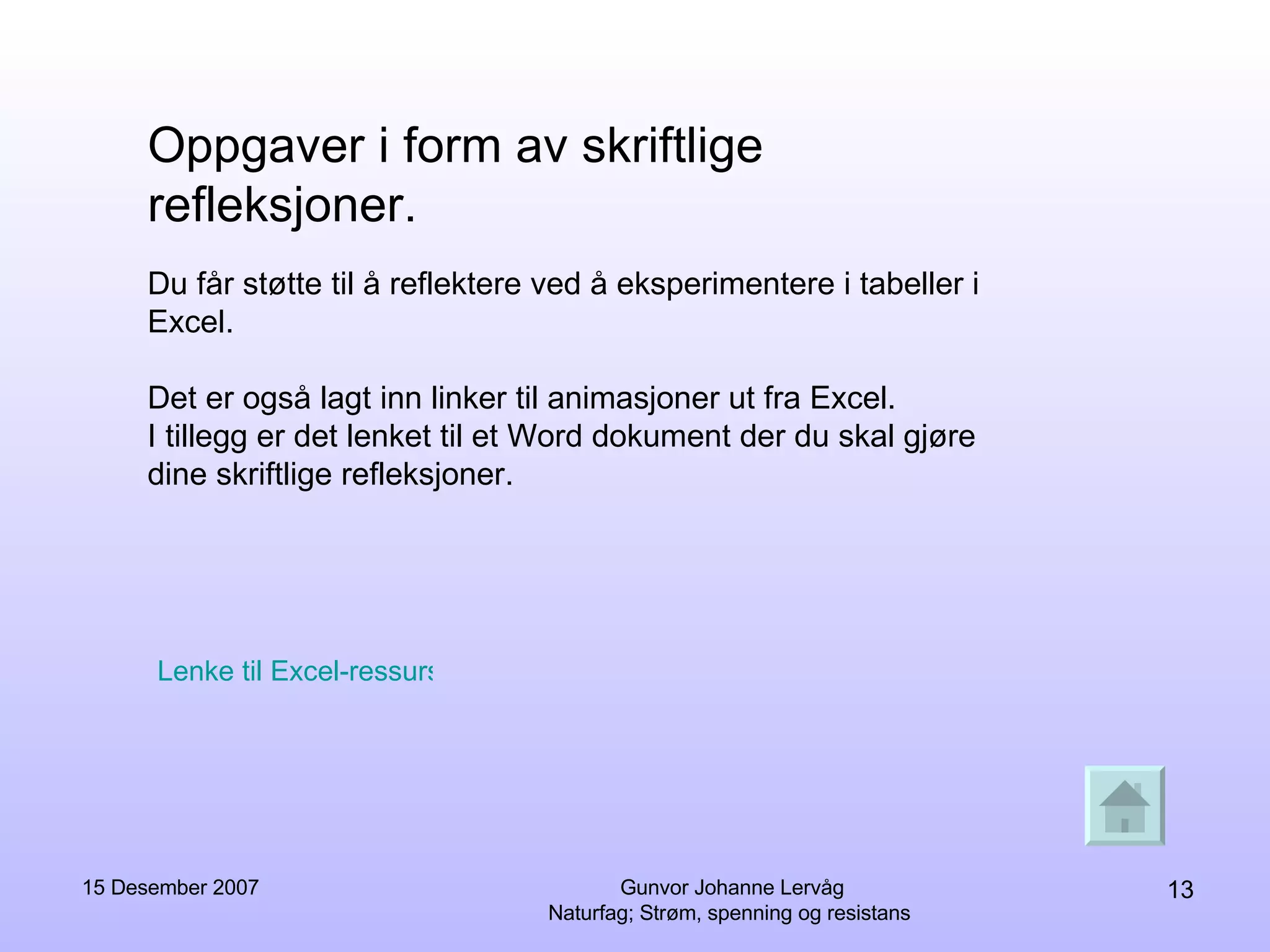 Presentasjon Elektrisitet | PPT